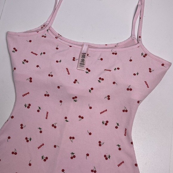 SKIMS | Pants & Jumpsuits | Skims Medium Pink Soft Lounge Scoop Ribbed ...